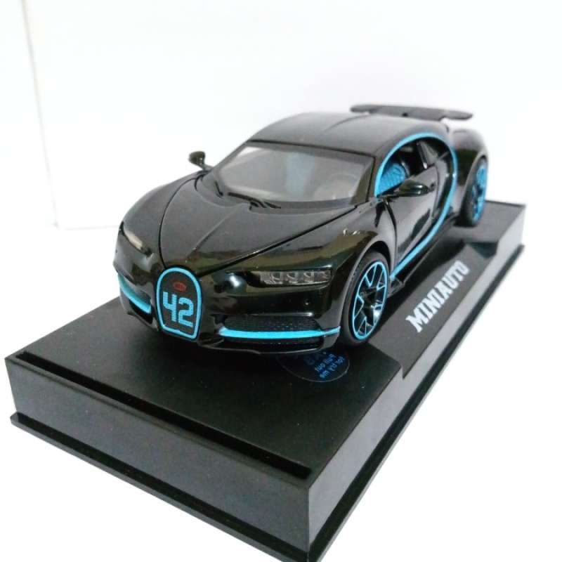 Promo Diecast Mobil Miniatur Bugatti Chiron Veyron Hitam - Foryou ...