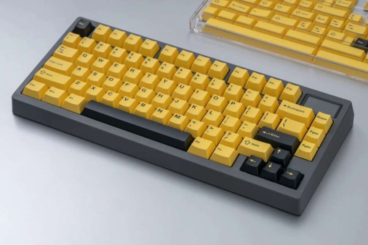 Promo Ws (wuque Studio) Basic Yellow Doubleshot Pbt Keycaps Diskon 33% ...
