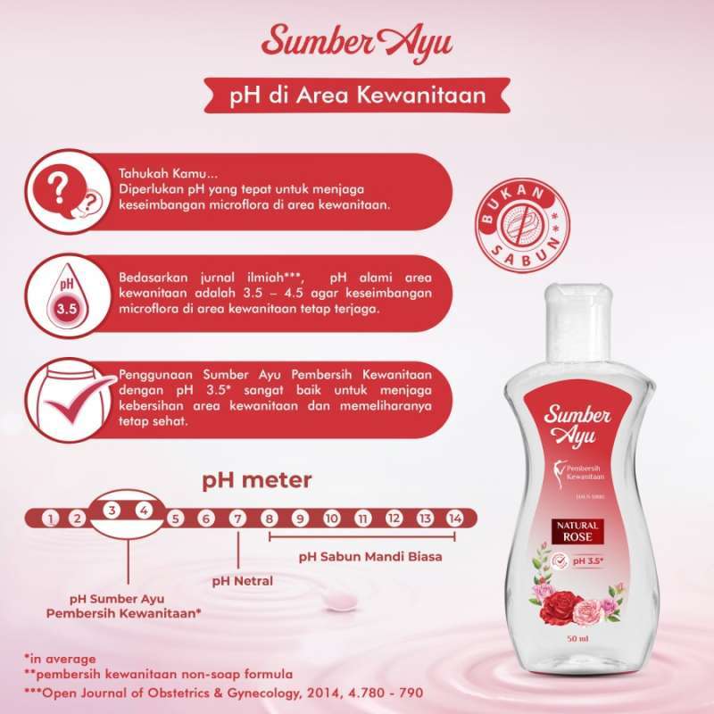 Promo Sumber Ayu Feminine Hygiene Wash Natural Rose - 50ml Diskon 15% ...