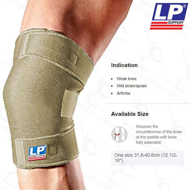 Jual Lp Support Neoprene Closed Patella Knee Support 756 Tan Original ...