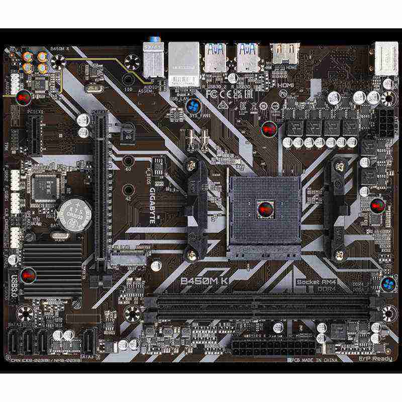Jual Motherboard B450m K Gigabyte Amd Socket Am4 Chipset B450 Ddr4 Mobo ...