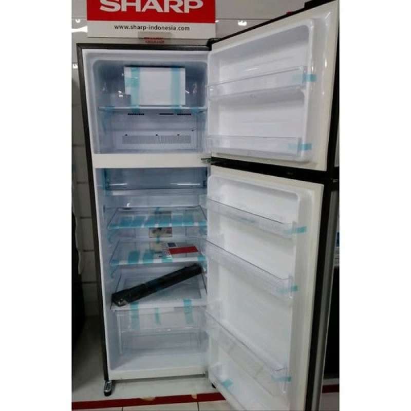 Jual Kulkas Sharp 2 Pintu Sj-Ig571Pgbk 428 Liter Glass Door Inverter ...