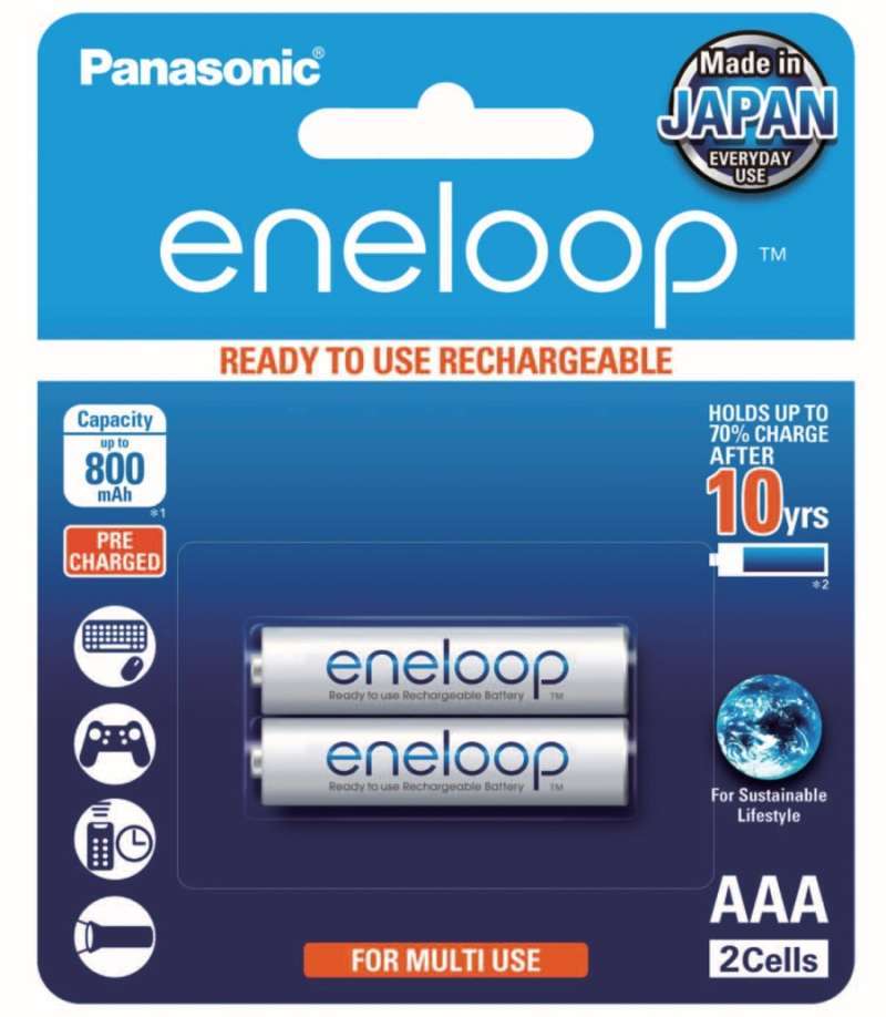 Promo Panasonic Eneloop Baterai Rechargeable Aaa 2pc Battery ...