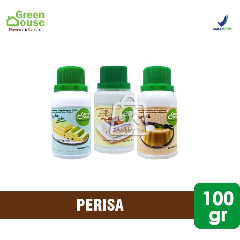 Promo Perisa Pewarna Green House Emulco / Perisa Makanan (100 Ml ...