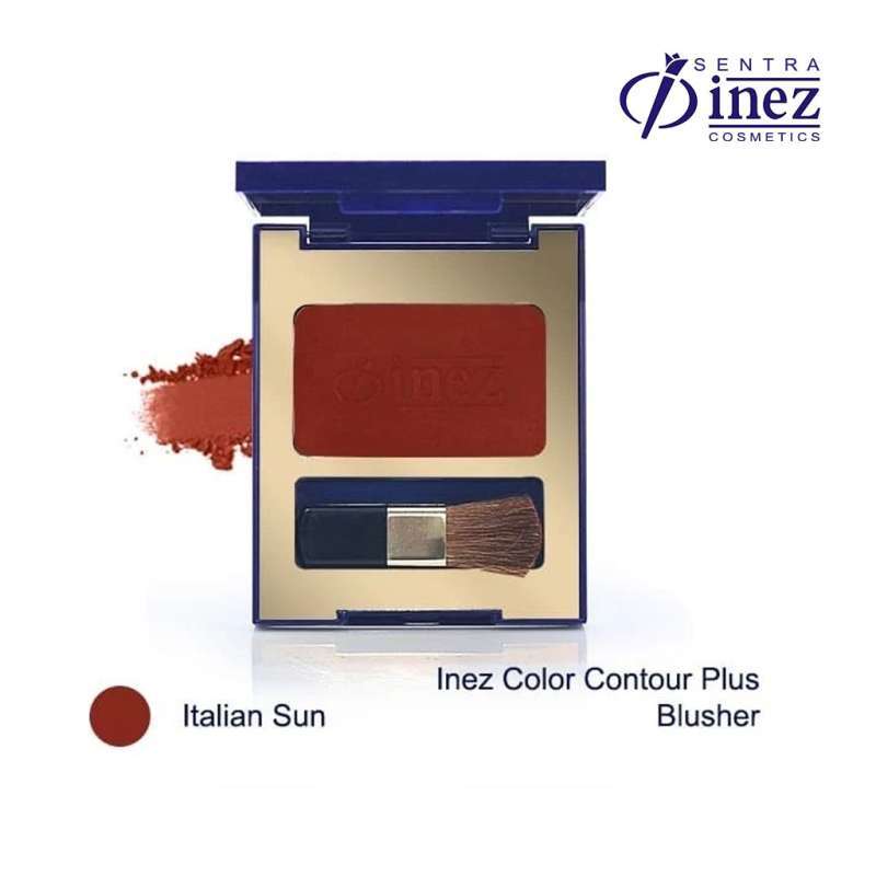 Jual Inez Blush On Color Contour Plus Blusher Blushon Single Inez ...