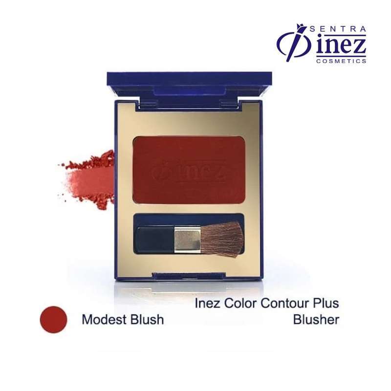 Jual Inez Blush On Color Contour Plus Blusher Blushon Single Inez ...