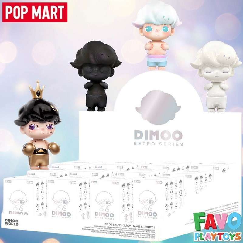 Promo POP MART x DIMOO Retro Series - FULL SET 12 PCS Diskon 6% di ...
