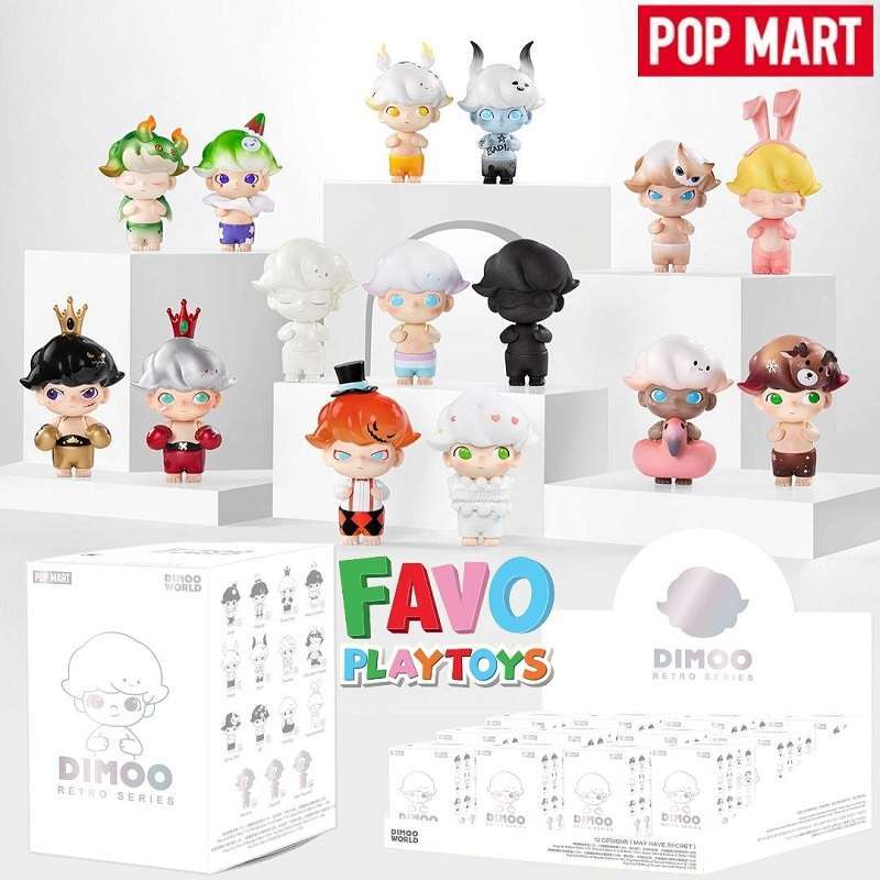 Promo POP MART x DIMOO Retro Series - FULL SET 12 PCS Diskon 6% di ...