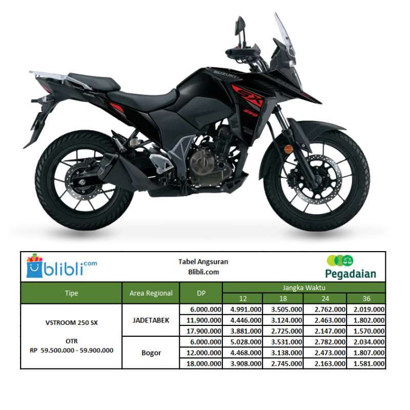 Jual Pegadaian - [dp] Suzuki V-strom 250 Sx Sepeda Motor [otr ...