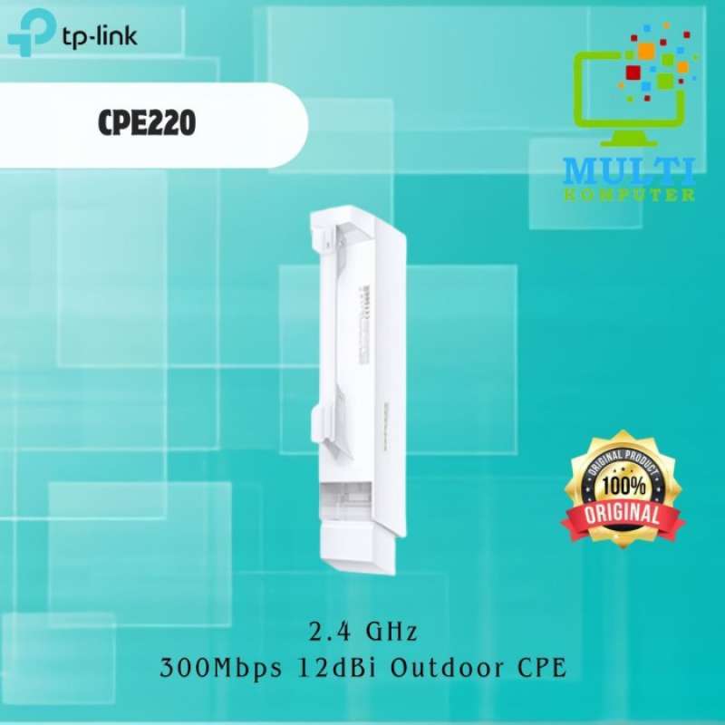 Promo New Tp-Link Cpe220 2.4Ghz 300Mbps 12Dbi Outdoor Cpe Baru Diskon ...