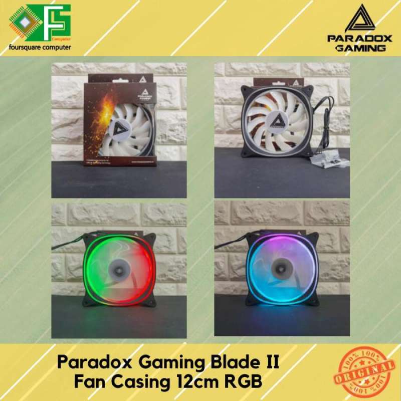 Jual Fan Casing 12cm Rgb Paradox Gaming Blade Ii | Fan Rgb Case 12 Cm ...