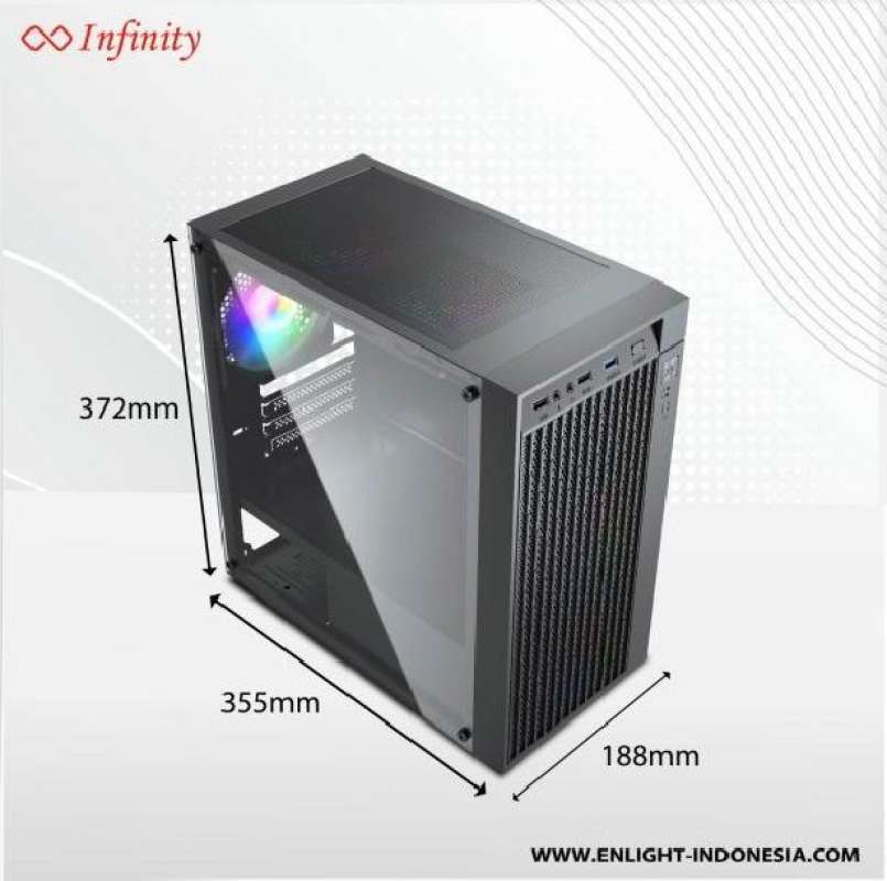 Jual Infinity Strike | Casing Pc Micro Atx | Cpu Pc Case Gaming Di ...