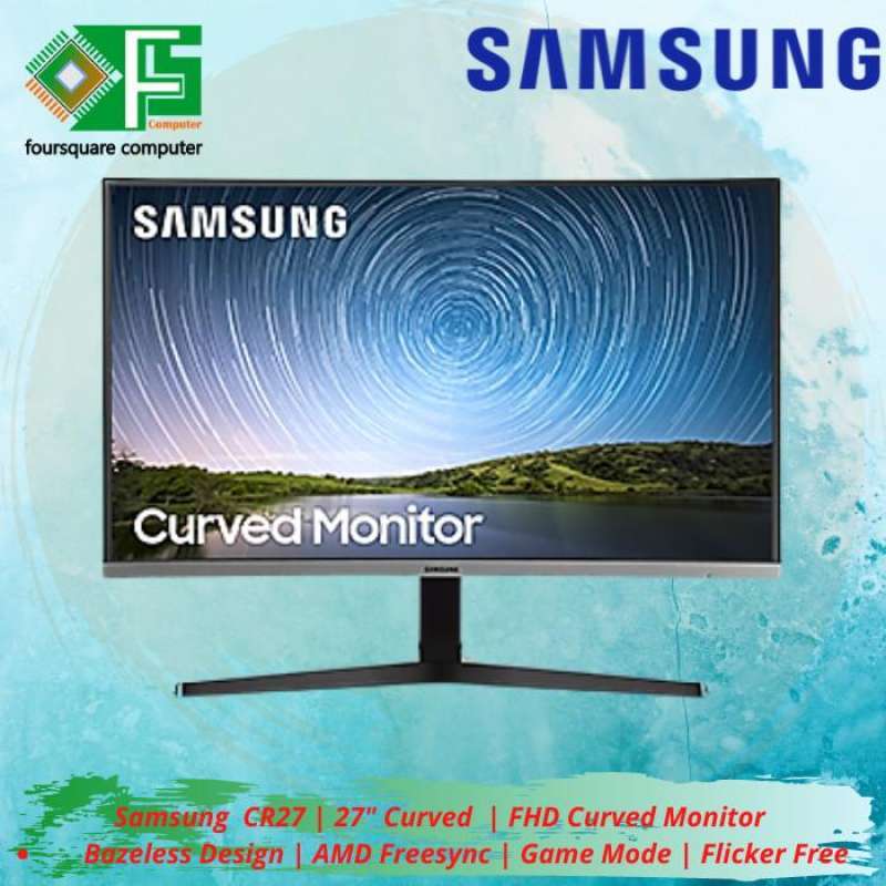 Jual LED Monitor Samsung 27 Inch CR50 FHD Curved | AMD Freesync | Resmi ...