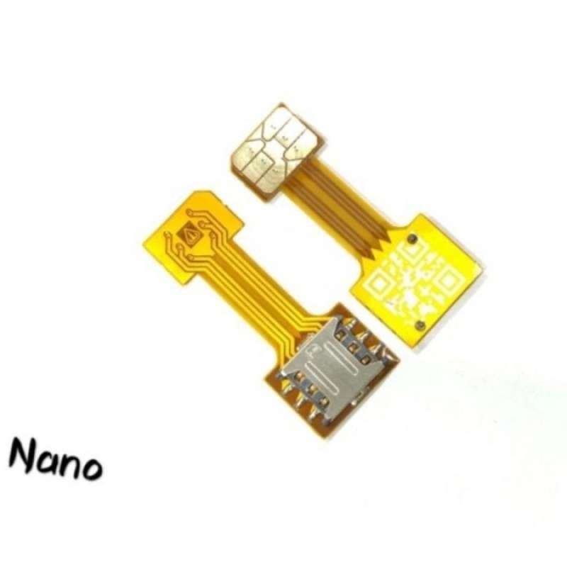 Jual Dual Simcard Adapter Hybrid Sim Card Extender Microsd Card ...