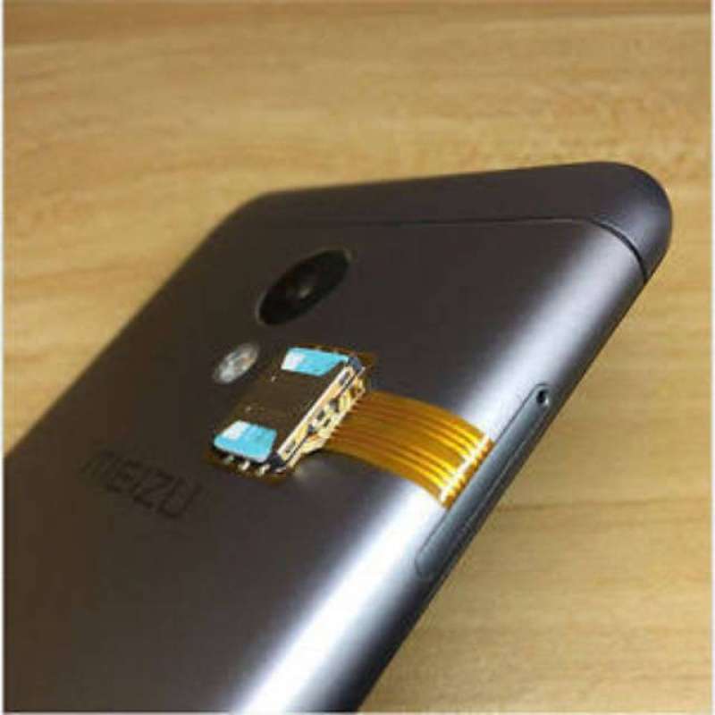 Jual Dual Simcard Adapter Hybrid Sim Card Extender Microsd Card ...