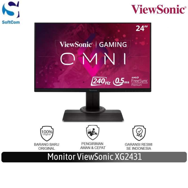 Promo Monitor Viewsonic Xg2431 24” 240hz Ips Gaming Monitor With ...