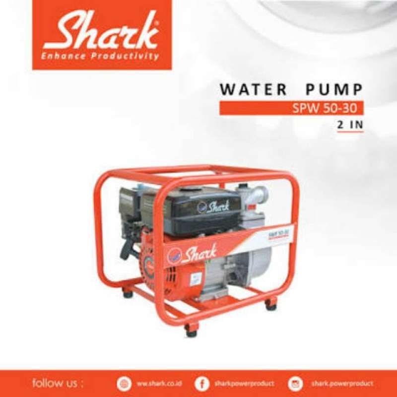 Promo Shark Spwp 50-30 Premium Pompa Sawah Pompa Irigasi Waterpump ...