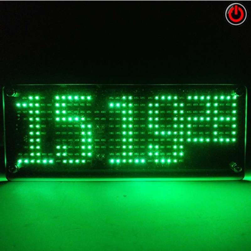 Promo DIY Rakit Sendiri SMD LED Dot Matrix Digital Clock Kit Jam Meja ...