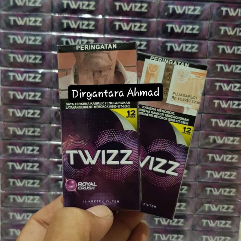 Jual Rokok Twizz Ungu - 12 Batang Click Filter Di Seller Dirgantara ...