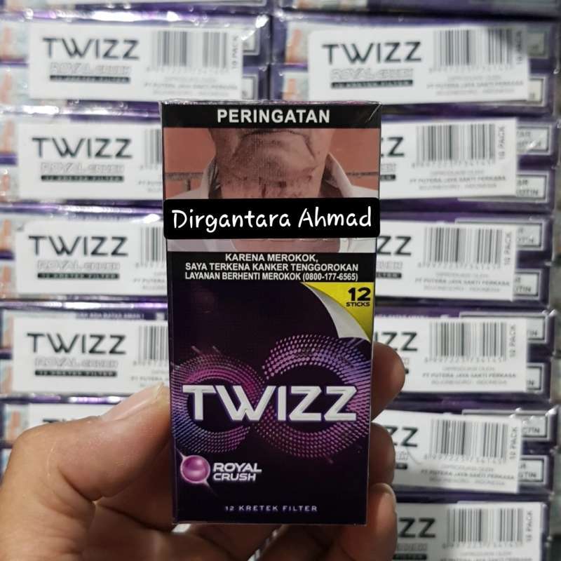 Jual Rokok Twizz Ungu - 12 Batang Click Filter Di Seller Dirgantara ...
