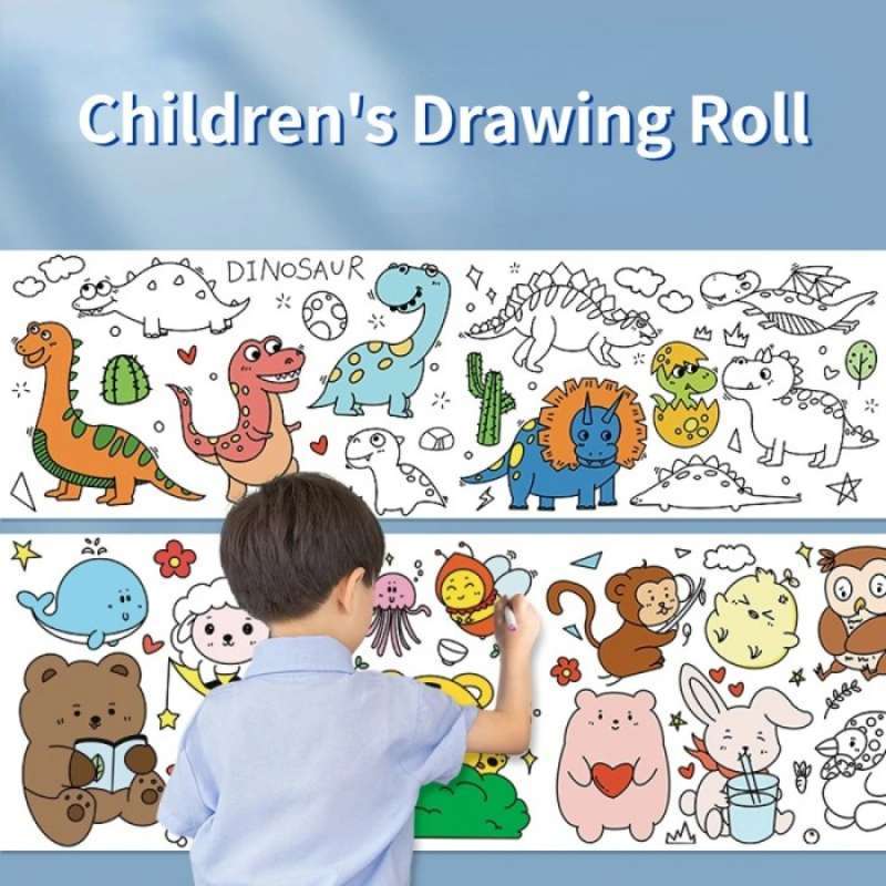Jual Kertas Mewarnai Jumbo Giant Poster Doodle Jumbo Coloring Sheet