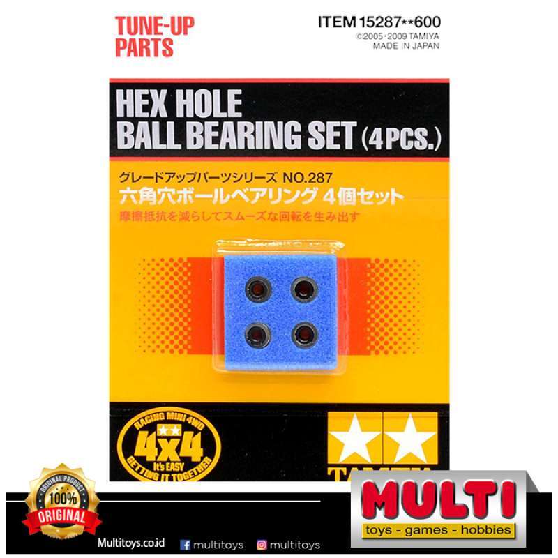 Jual Tamiya 15287 Hex Hole Ball Bearing Set (4pcs) 06276 Di Seller ...
