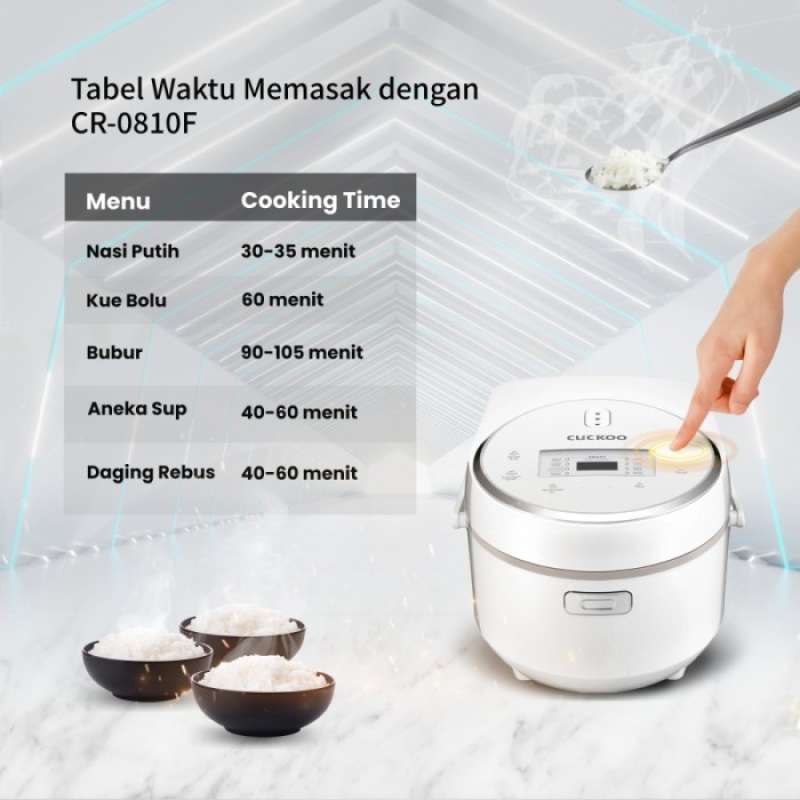 Jual 100% Produk Ori Rice Cooker Cuckoo Cr-0810f | 8 Cups / 1,44 Liter ...