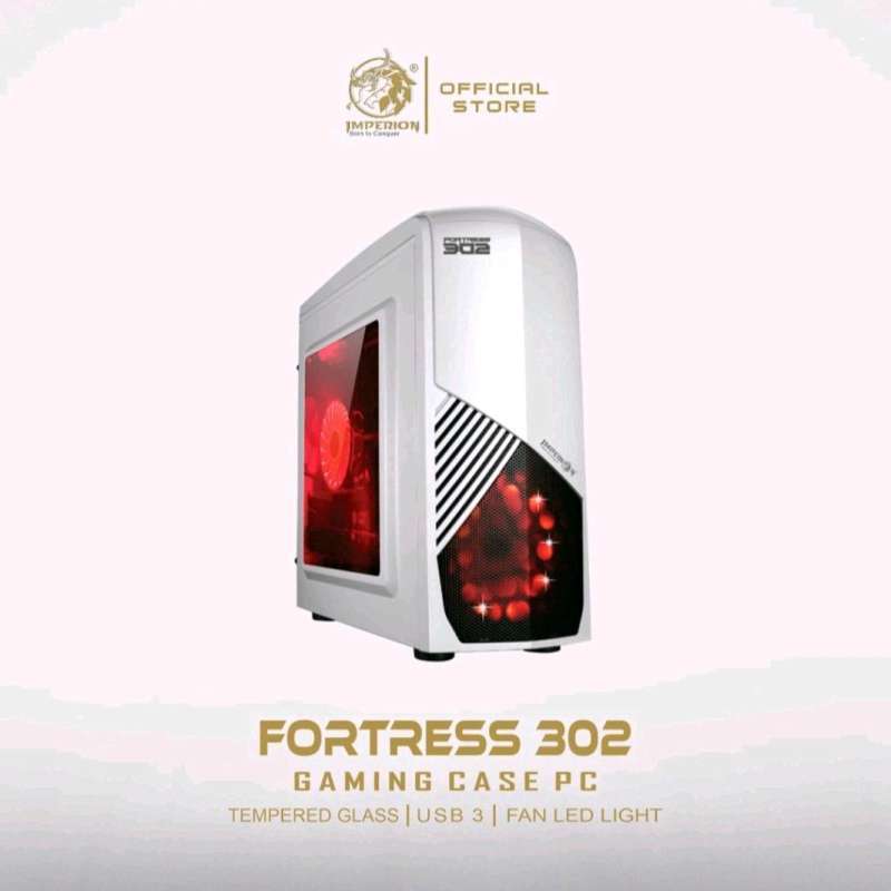 Jual Imperion Pc Case Fortress 302 White / Computer Casing Di Seller ...