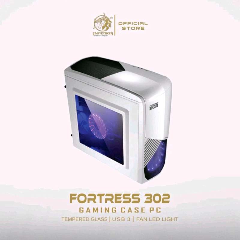 Jual Imperion Pc Case Fortress 302 White / Computer Casing Di Seller ...
