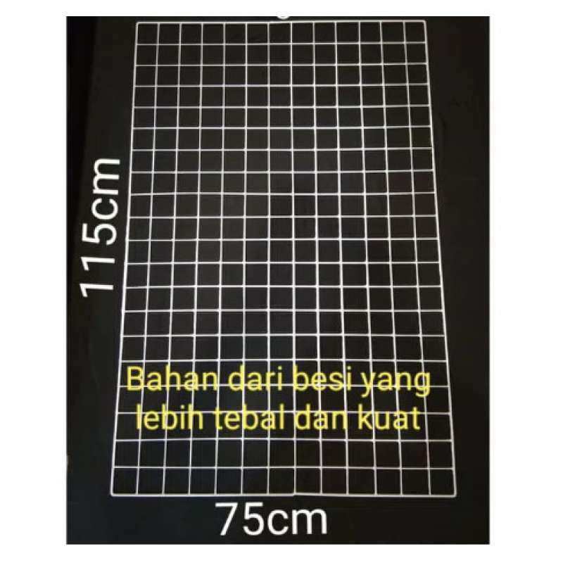 Promo Jaring Ram Dinding Ukuran 75x115cm Gantungan hook ram display ...