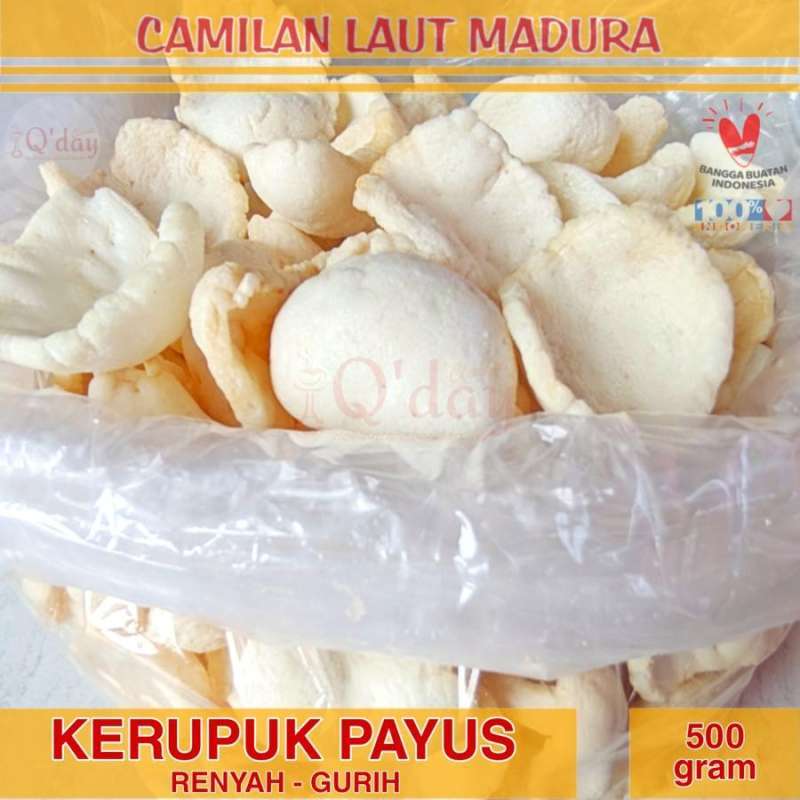 Jual KERUPUK IKAN PAYUS Siap Makan Renyah Gurih 500 gram Oleh-oleh Khas ...