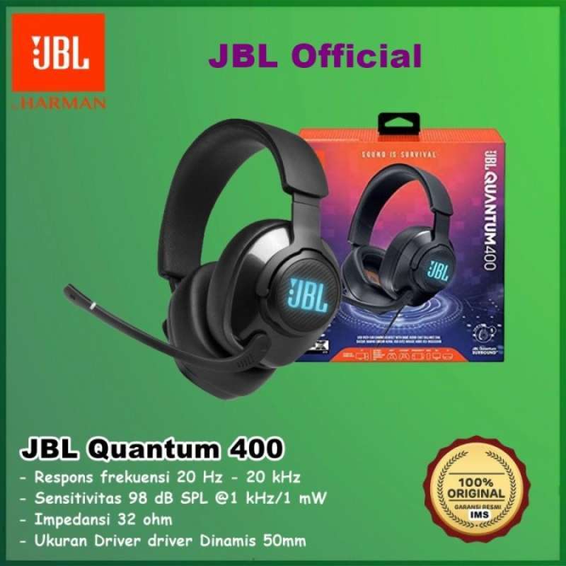 Promo JBL QUANTUM 400 GAMING HEADPHONES JBLQ400 Q400 Q 400 HEADSET JBL - XIONSTORE Diskon 50% di ...