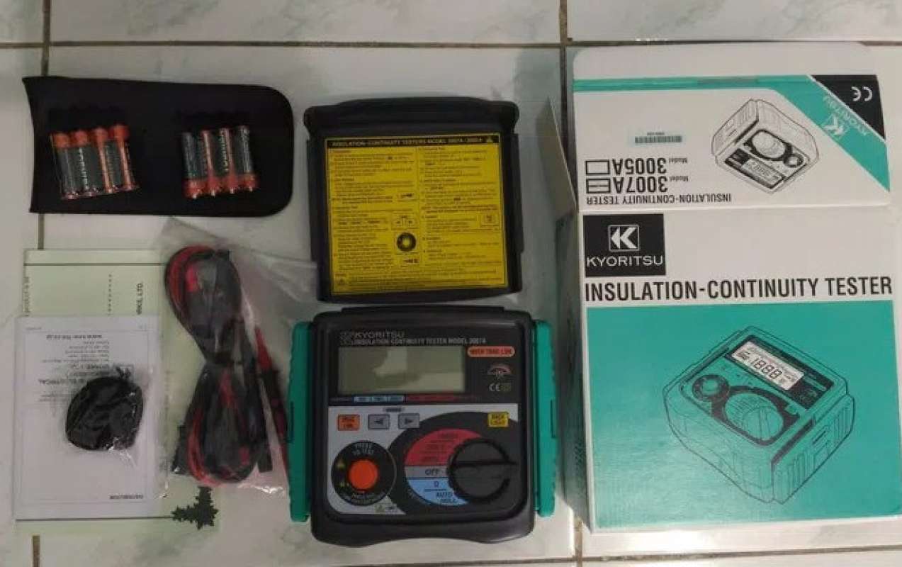 Promo Kyoritsu 3007A Digital Insulation/Continuity Tester Diskon 23% di ...