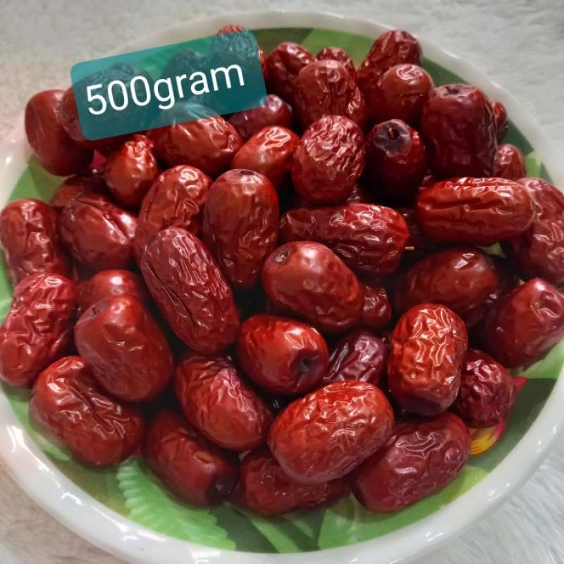 Promo ANGCO SUPER PREMIUM/ KURMA MERAH 500GRAM Diskon 33% di Seller ...