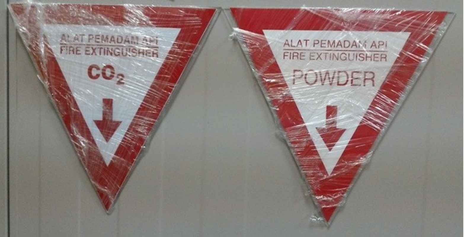 Promo Tanda Akrilik Alat Pemadam Api Ringan,rambu Apar,powder,co2 ...