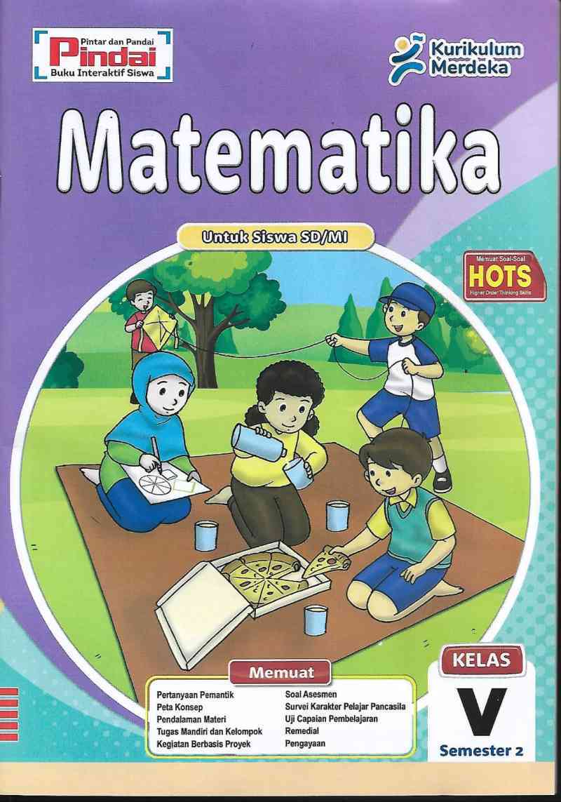 Jual Buku Lks Matematika Kelas 5 Sd/mi Kurikulum Merdeka Semester 2 Di ...