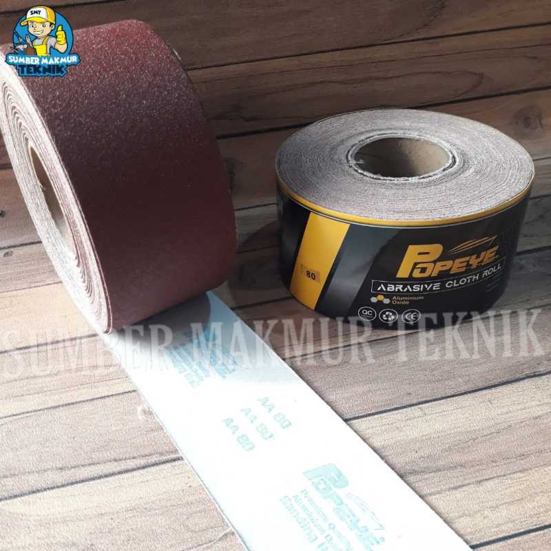 Jual Hamplas Roll Amplas Rol Murah Grit 80 Abrasive Cloth Roll Di ...