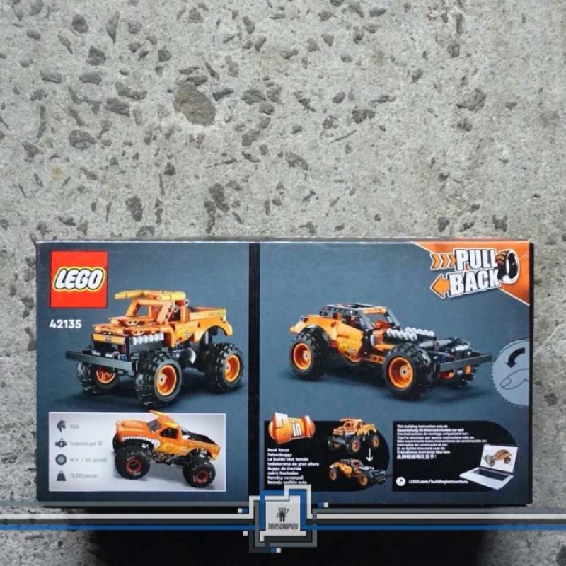 Jual LEGO Technic 42135 Monster Jam El Toro Loco Pullback Truck 2in1 di ...