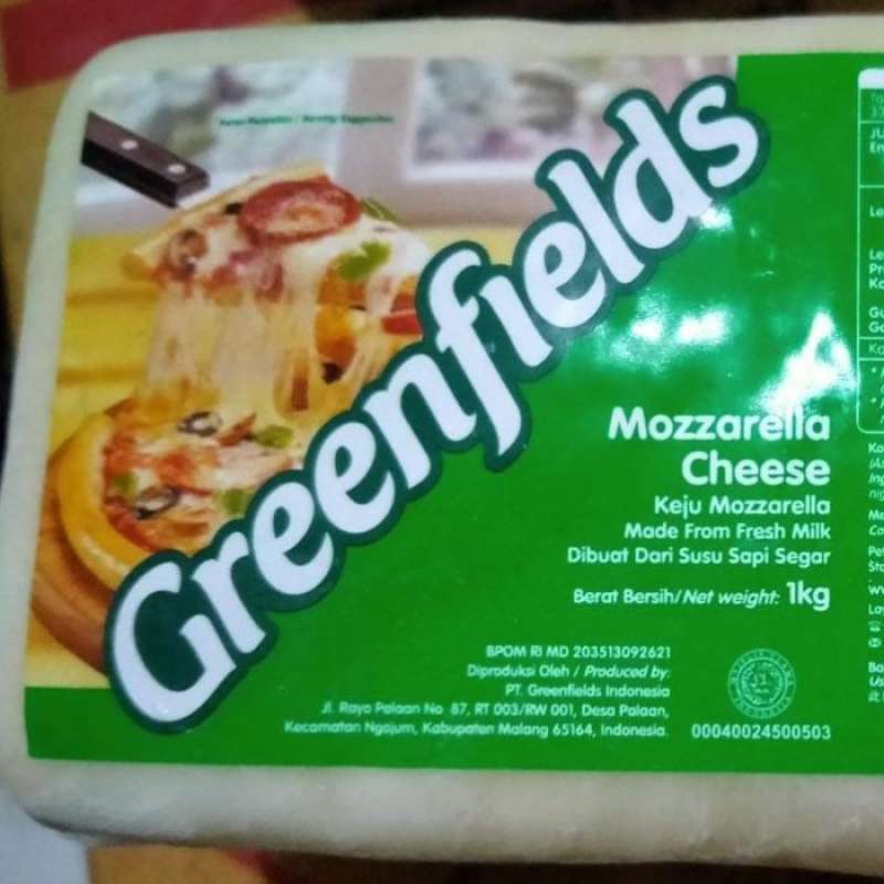 Promo Greenfields Mozzarella Cheese 1 Kg / Keju Mozzarella Greenfieds ...