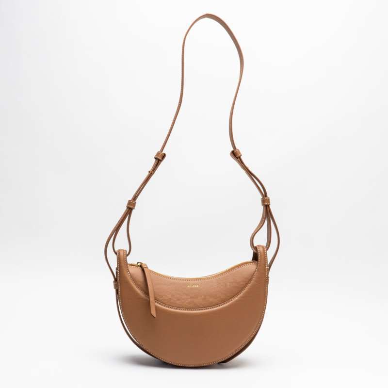 Jual Polene Numero Dix Half Moon Crossbody Bag Grained Camel Ghw di Seller voila.id - Kebayoran ...
