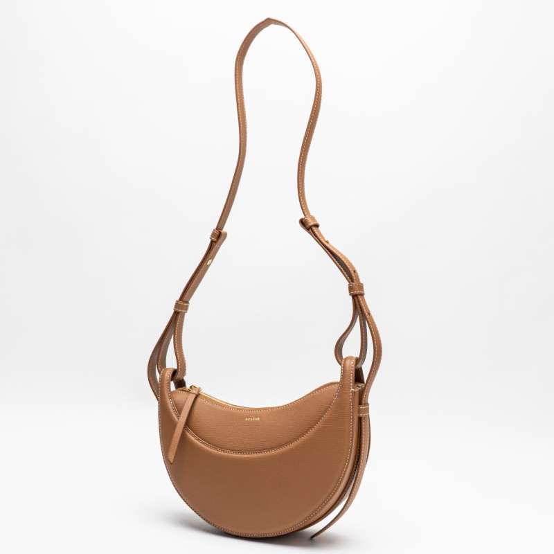 Jual Polene Numero Dix Half Moon Crossbody Bag Grained Camel Ghw di Seller voila.id - Kebayoran ...