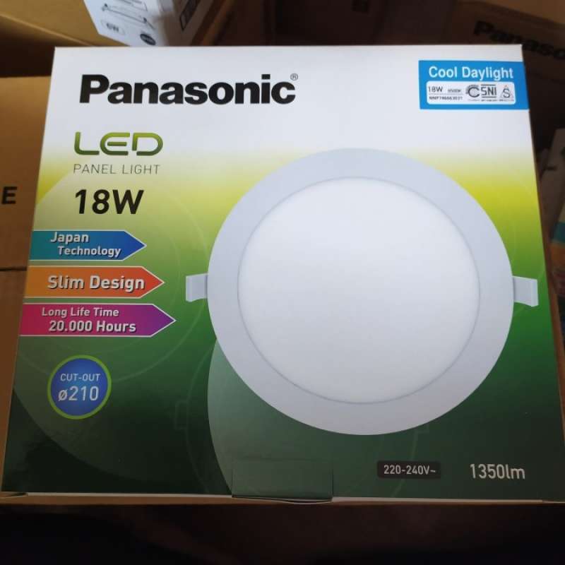 Promo Lampu Led Panel 18watt Panasonic Ib Nnp74666 Cooldaylight 6500k ...