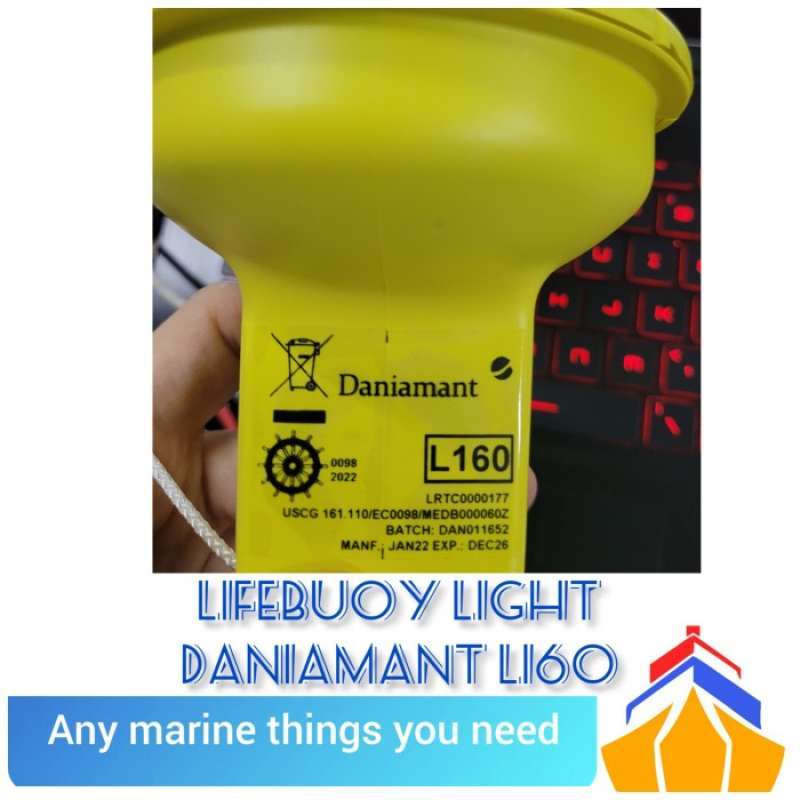 Promo Lifebuoh Light Explosion Proof Daniamant L160/ Lampu lifebuoy ...