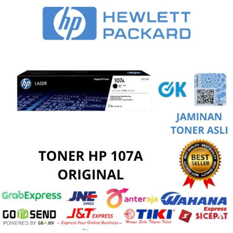 Promo 100% Produk Ori Toner Hp Laserjet 107A Black (W1107A) Original ...