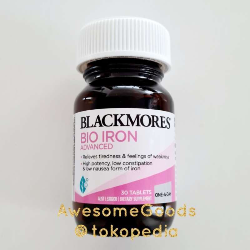 Promo Blackmores Australia Bio Iron Advanced 30 Tablets Diskon 33% Di ...