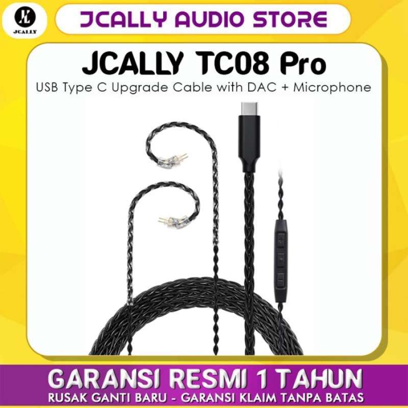 Promo Jcally Tc08 Pro Type C 8 Core Earphone / Iem Upgrade Cable + Dac - Xionstore - Qdc Diskon ...