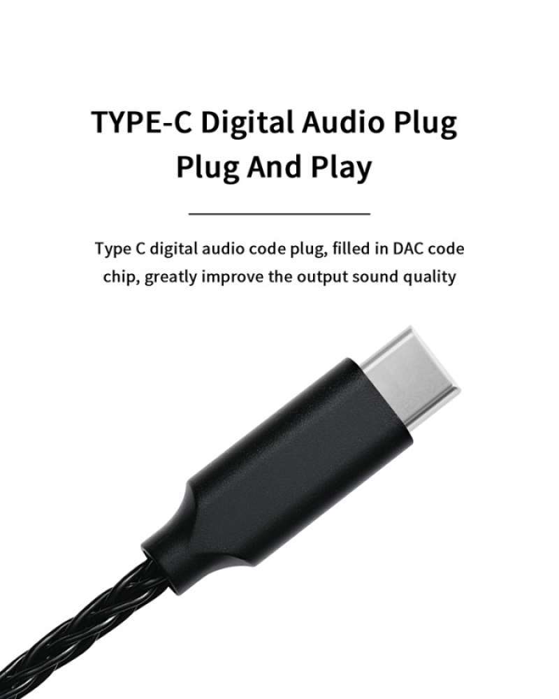 Promo Jcally Tc08 Pro Type C 8 Core Earphone / Iem Upgrade Cable + Dac ...