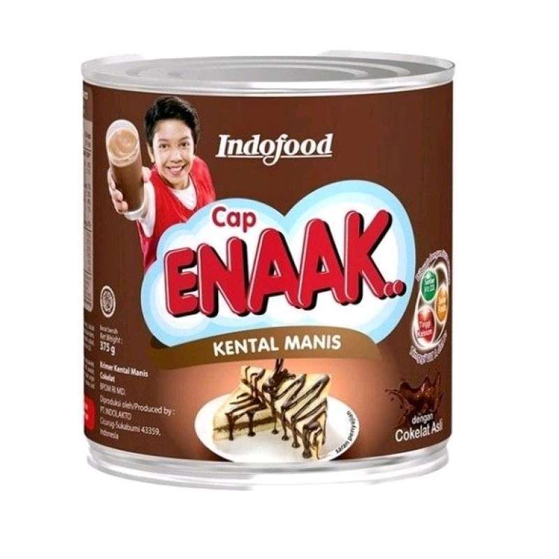 Promo Cap Enaak Susu Kental Manis Kaleng Cokelat [370 G] Diskon 12% Di ...