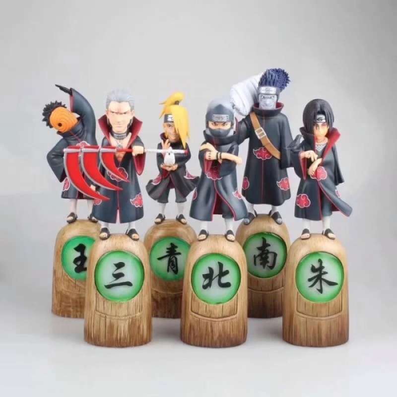 Promo Action Figure Naruto Akatsuki Tobi Kakuzu Hidan Deidara Itachi ...