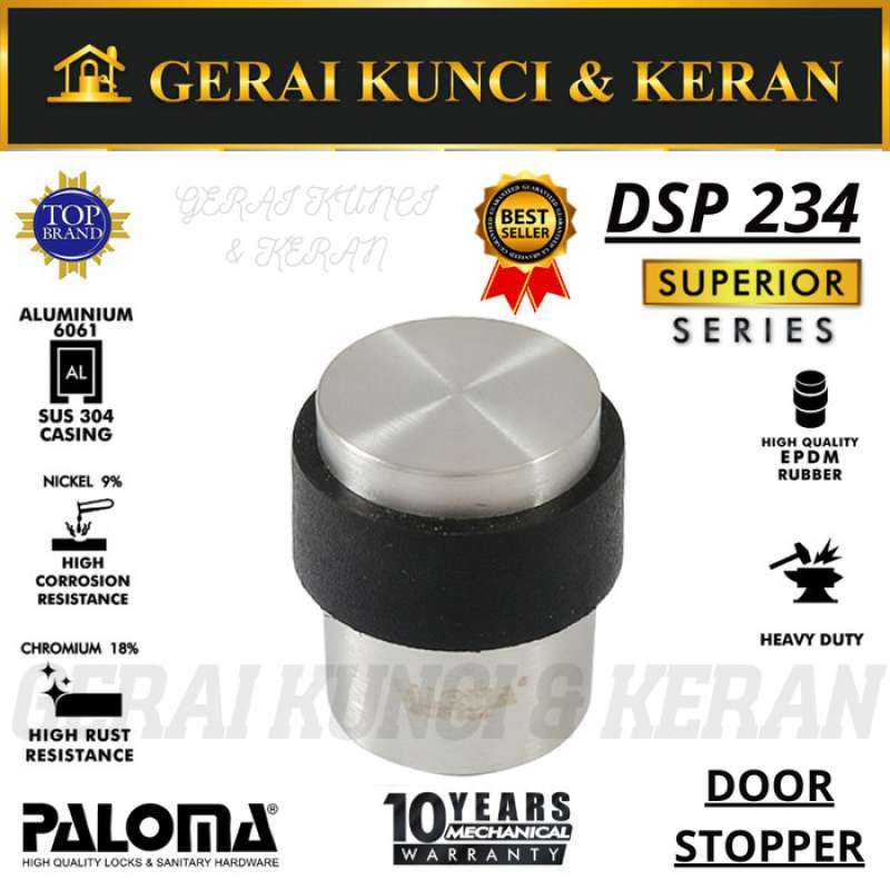 Promo PALOMA DOOR STOP STOPPER DSP 234 LANTAI PALOMA PENAHAN PINTU ...